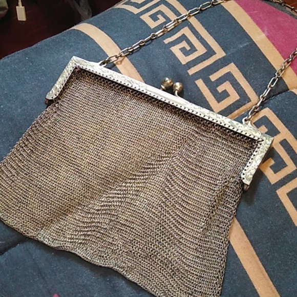 german silver | Bags | German Silver Mesh Purse | Poshmark